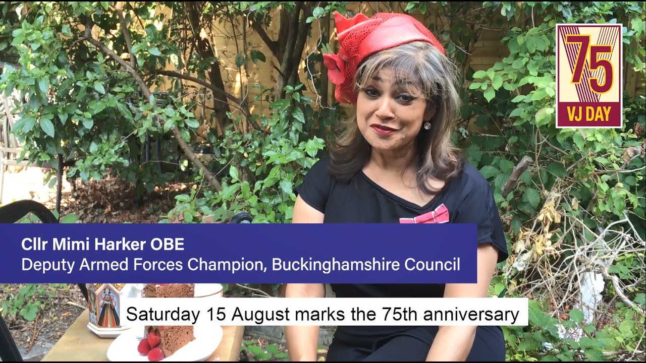 VJDay75: Cllr Mimi Harker OBE, Deputy Armed Forces Champion for ...