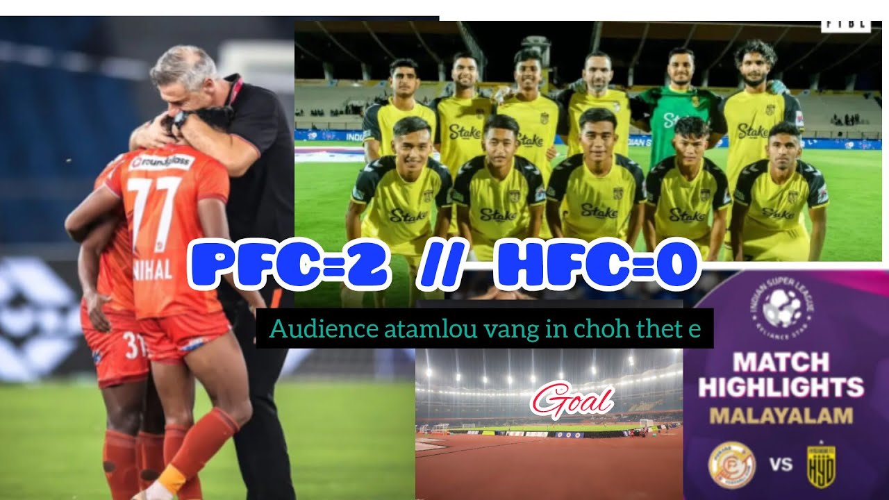 PFC vs HFC short highlights// Indian supper league (ISL)at Jawaharlal ...
