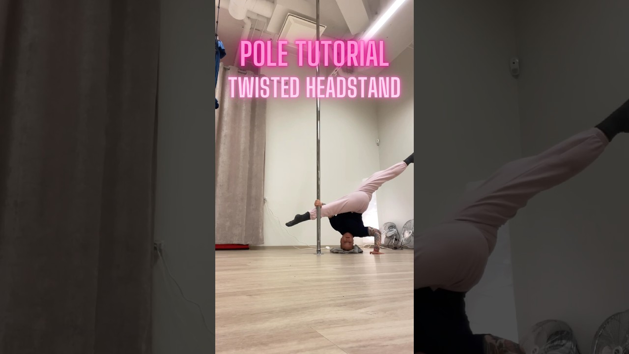 Pole headstand tutorial 💗 this one is super fun! - YouTube