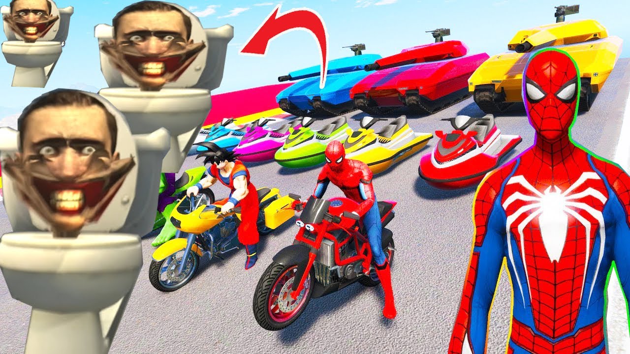 الأبطال الخارقين على دراجة نارية - Superheroes on a motorcycle ride on ...