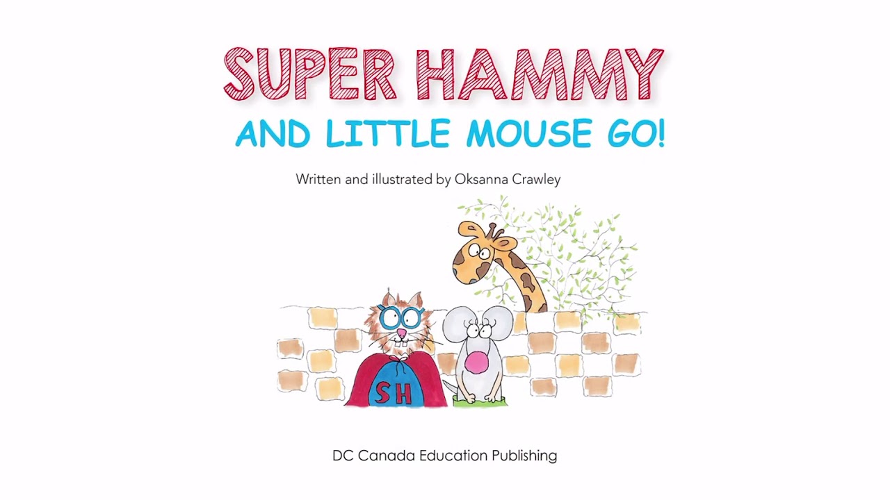Supper Hammy and little mouse go English Book for kids 幼儿英文绘本Inglês ...