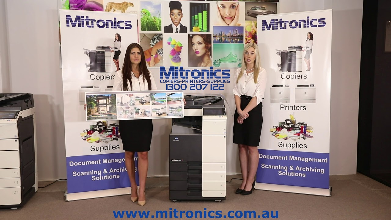 Banner Print - How to use Banner Print mode on your Konica Bizhub ...