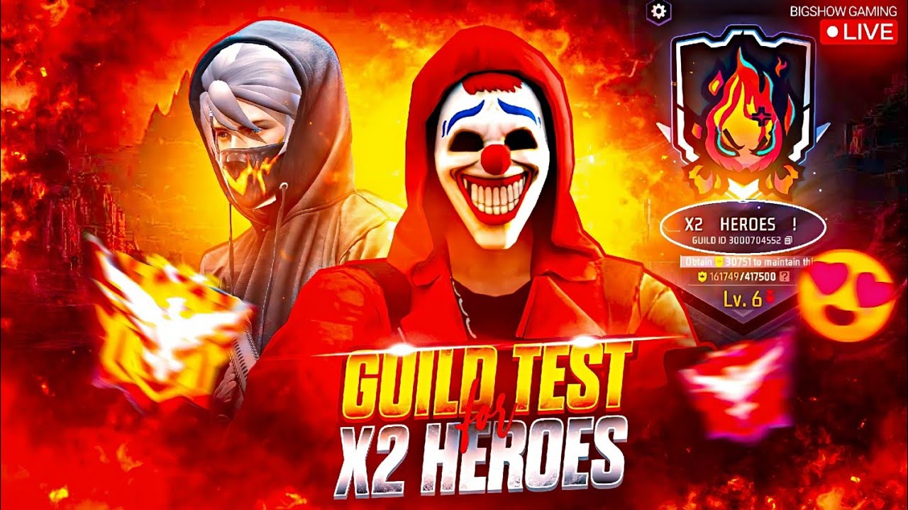 BSG IS LIVE 🔥🚀 | 1V4 HARDEST GUILD TEST FOR 🖥📱PC/MOBILE | BIG SHOW ...