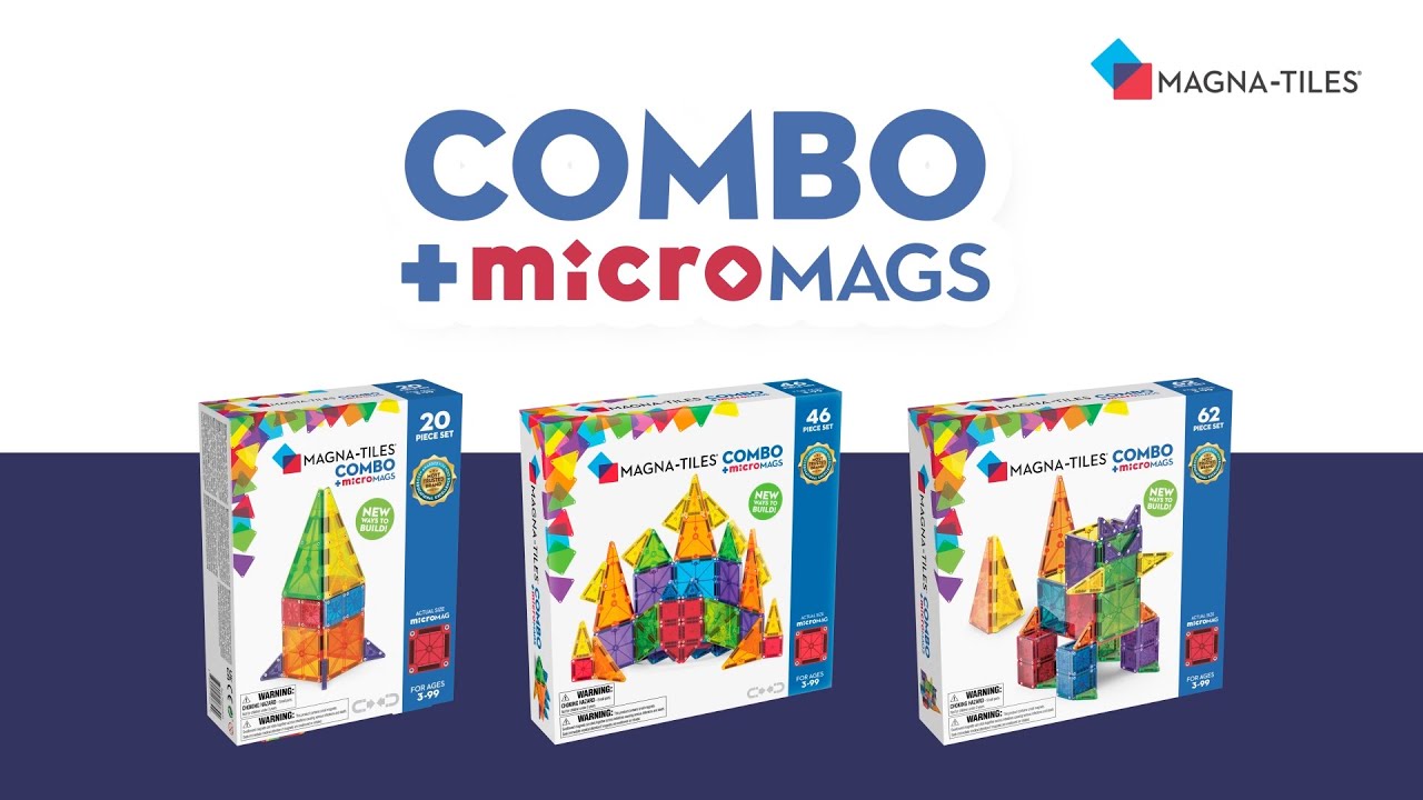 MAGNA-TILES microMAGS - New Combo Sets - YouTube