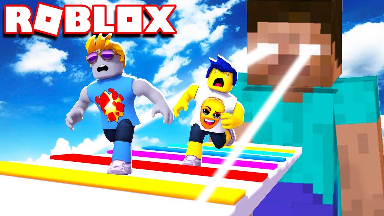 SOBREVIVE A HEROBRINE EN ROBLOX !! (ESCAPE HEROBRINE OBBY) - YouTube