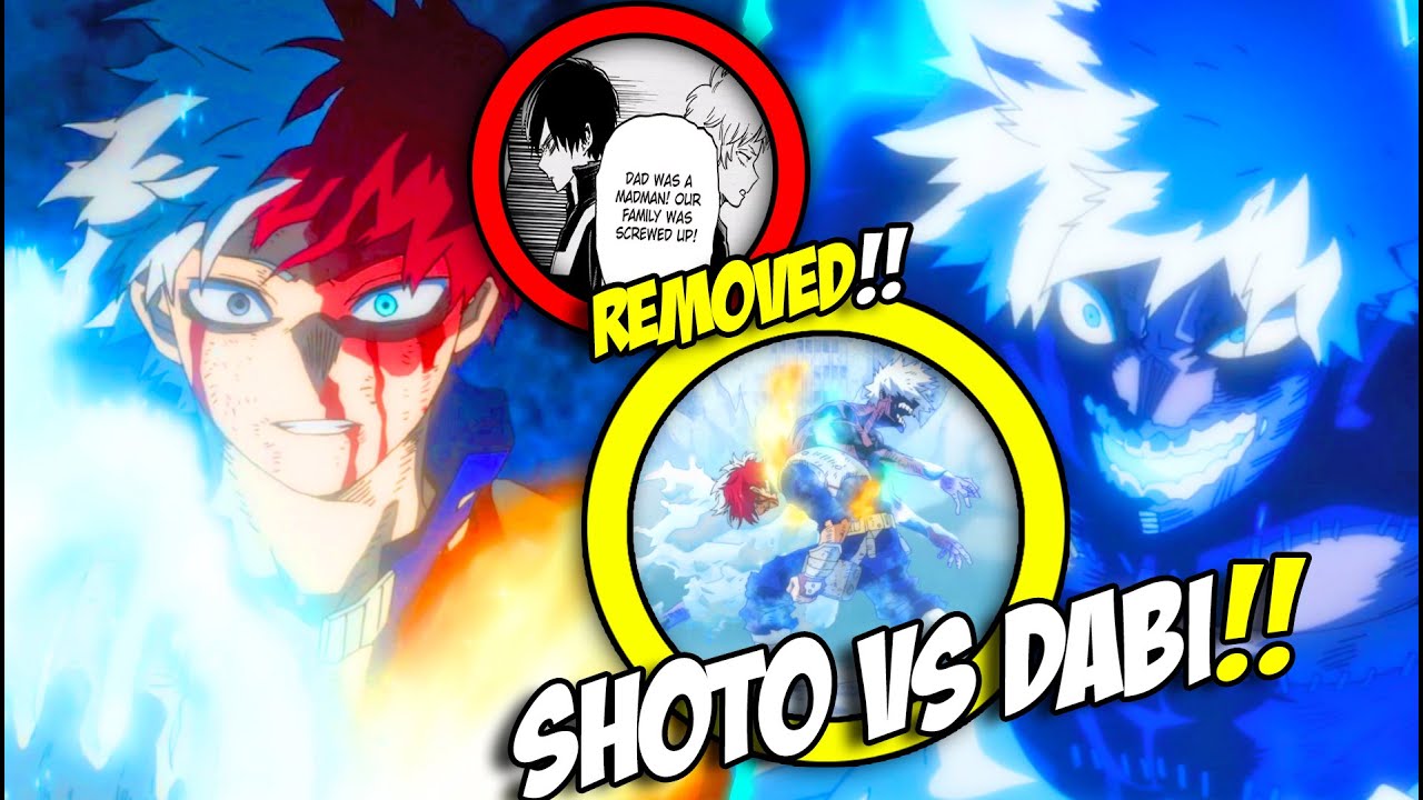 SHOTO AWAKENS PHOSPHOR!! DABI'S FLASHFIRE!! MHA Anime VS Manga ...