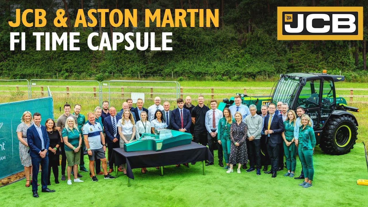 JCB and Aston Martin F1 Time Capsule - YouTube