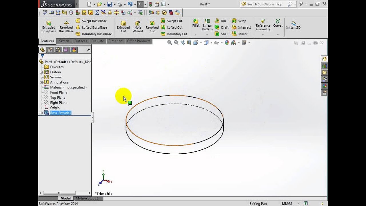 How sensor work at solidworks 2014 - YouTube