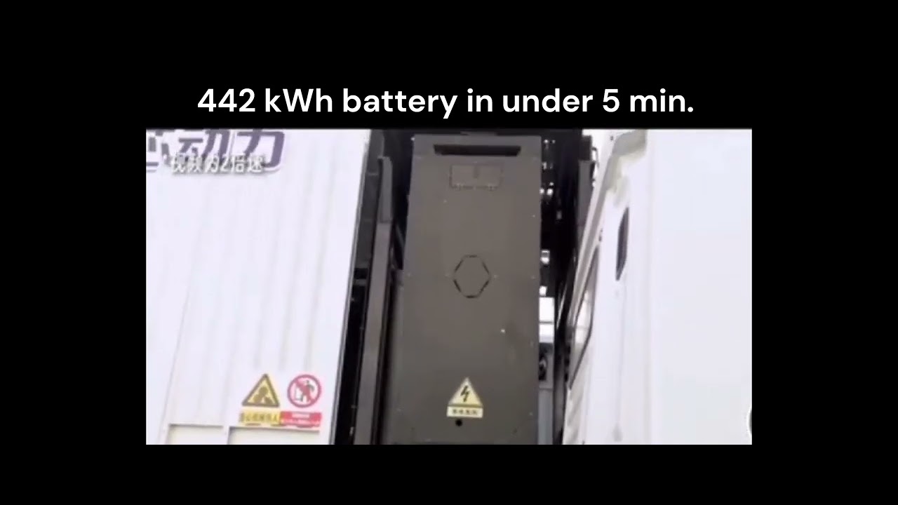 400 km truck range with full load on one battery, and under 5 minut ...