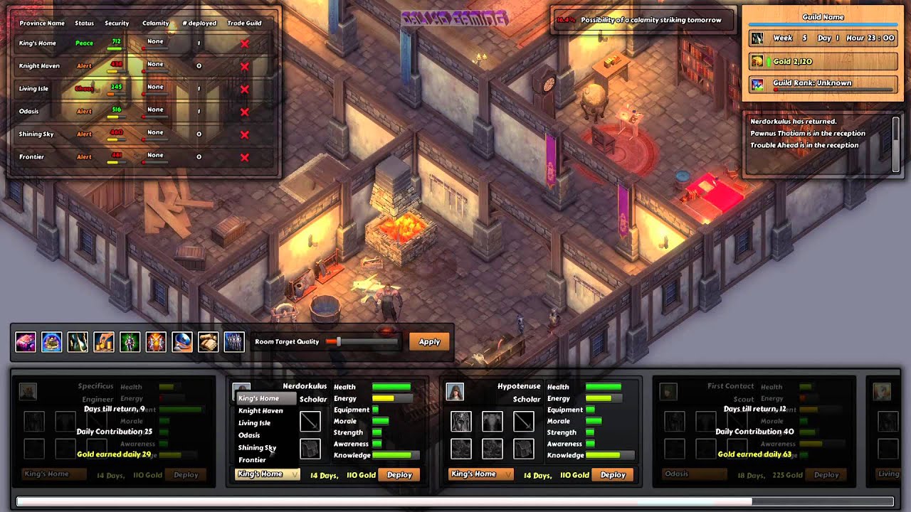 Guild Commander PC Gameplay FullHD 1080p - YouTube