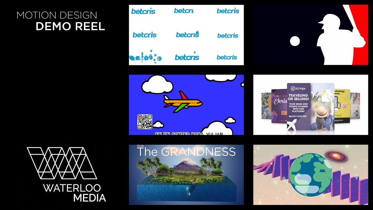Waterloo Motion Graphics Demo Reel 2024 - YouTube