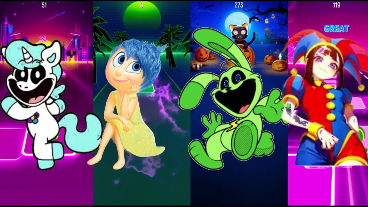 Craftycorn🆚 Inside Out Joy 🆚 Smiling Critters 🆚 The Amazing Digital ...