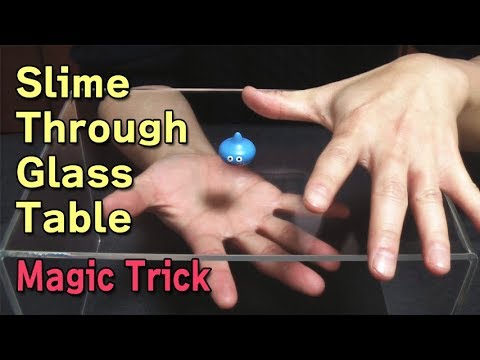 Coin through glass table magic trick / DRAGON QUEST - YouTube
