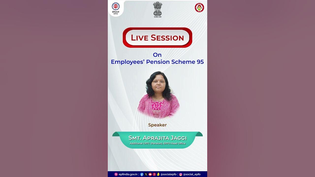 Interactive live session on EPS 95 | 14 May | 12 Noon | EPFO - YouTube