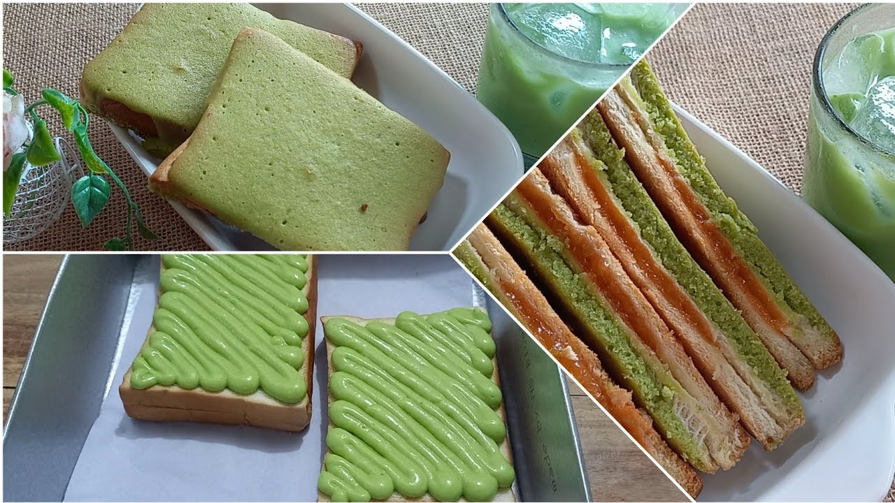 Roti Boy Toast Matcha Chocolatos || resep viral tiktok || Roti boy KW ...