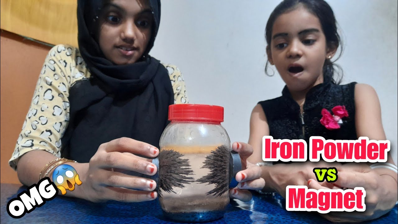 Iron powder and Magnet |Fun magic |Science experiment malayalam |How to ...