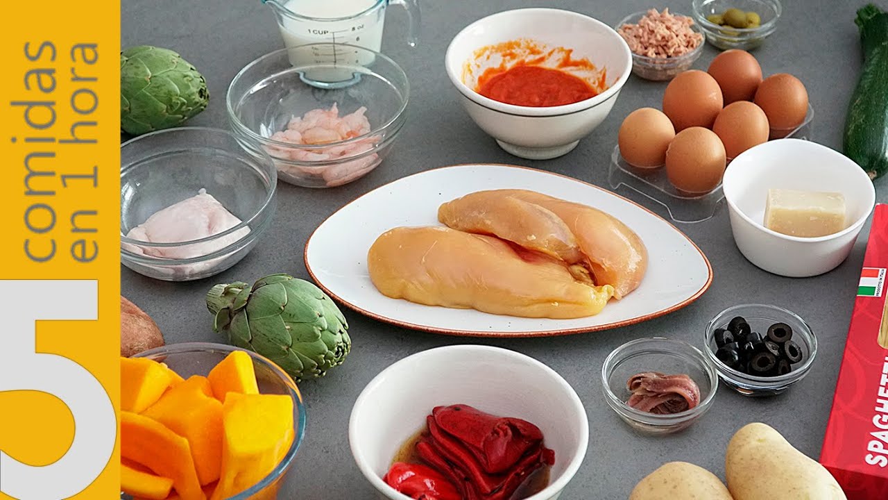 COCINA 1 HORA PARA TODA 1 SEMANA | Meal Prep rico y saludable - YouTube