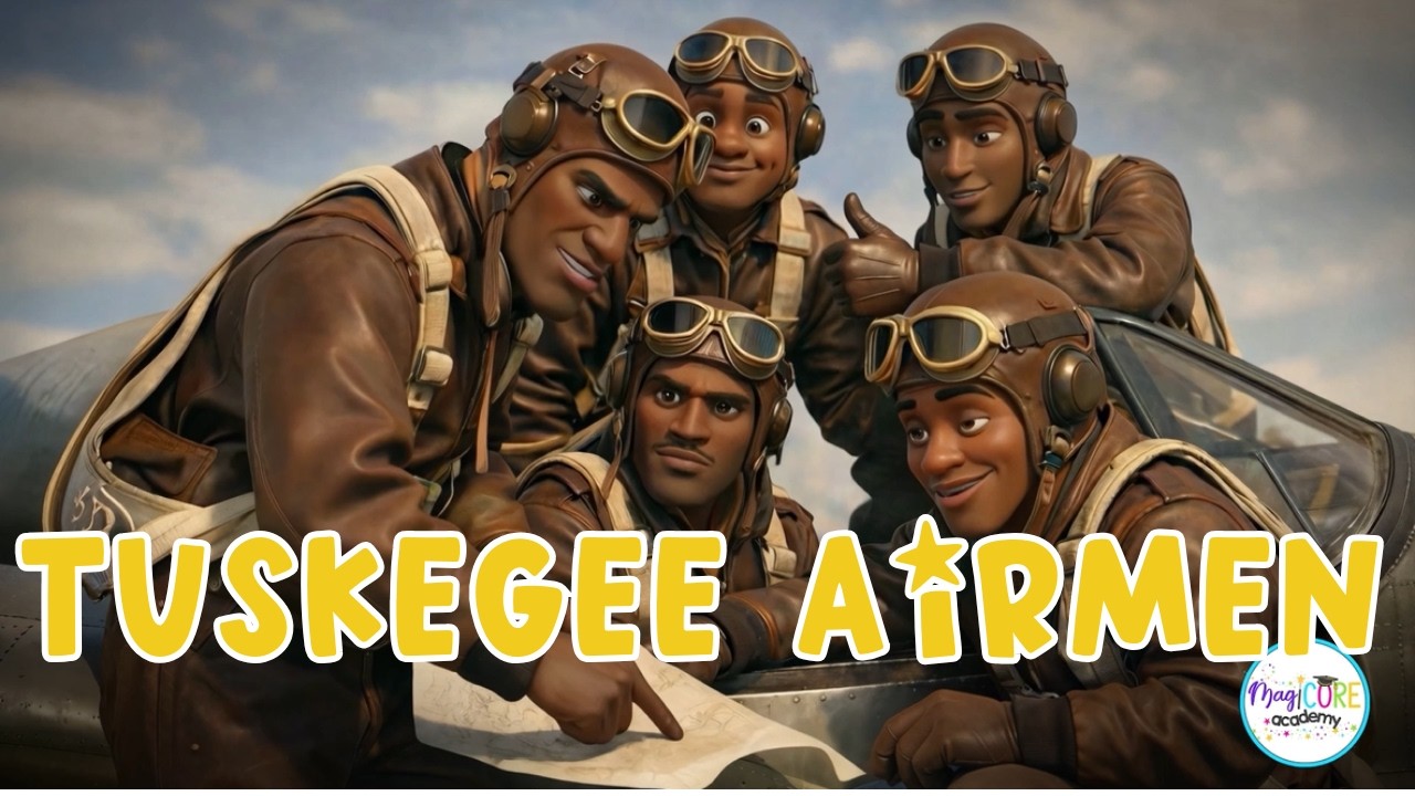 Tuskegee Airmen for Kids | Black History Month Lesson | WWII US History ...