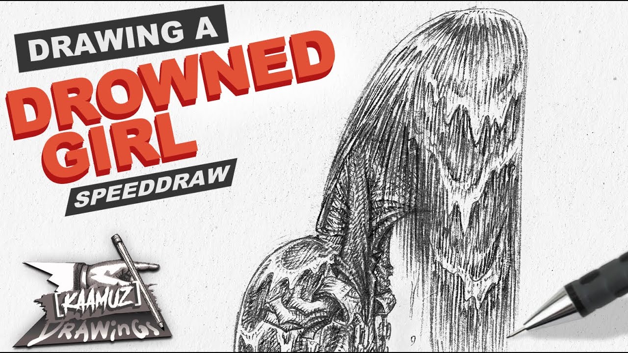 How to Draw DROWNED GIRL (speeddraw/speedpaint) - YouTube