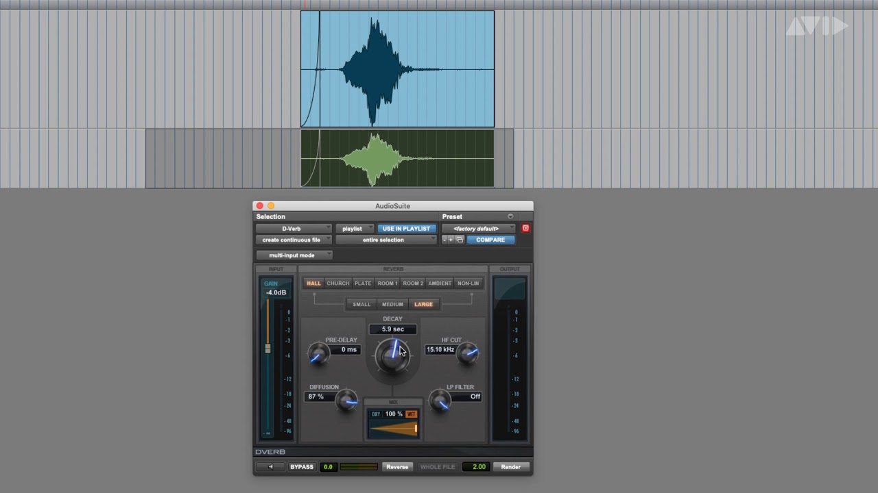 Pro Tools Tech Tip — Reverse Reverb - YouTube