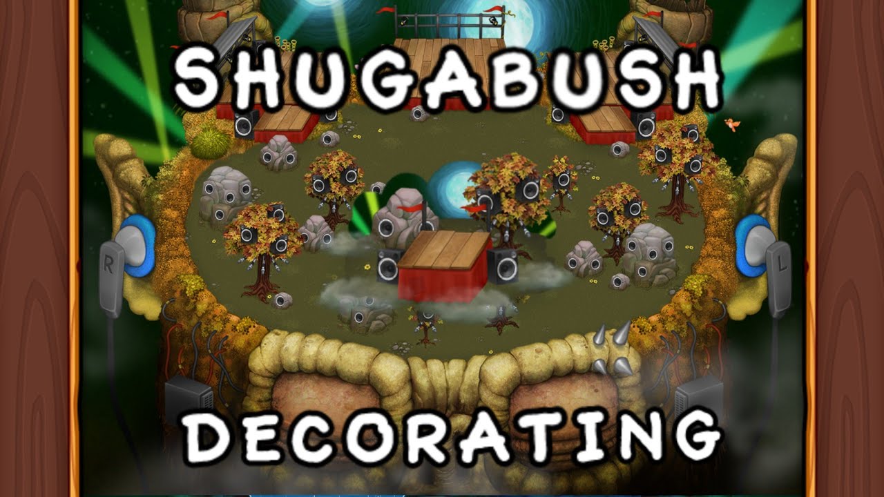shugabush island decorating guide (read comment) - YouTube