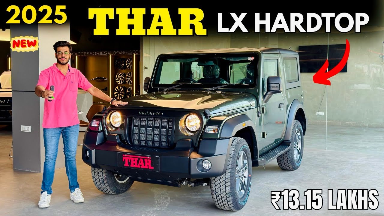 2025 Mahindra Thar LX Hardtop Diesel MT RWD Detailed Review Thar Top ...