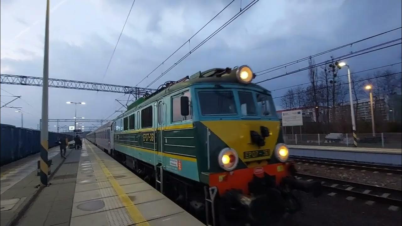 Pociąg pasażerski | IC Szyndzielnia (EP07-361 "Trapezo-Żółte Czoło" PKP InterCity (RARYTAS ...