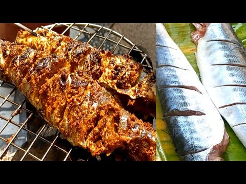 ஊழி தந்தூரி விறகு அடுப்பில் சுட்டது|ooli fish fry video|how to make ...