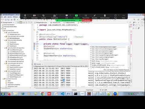 SpringBoot Episode 22 - (Logging using Log4J) - YouTube