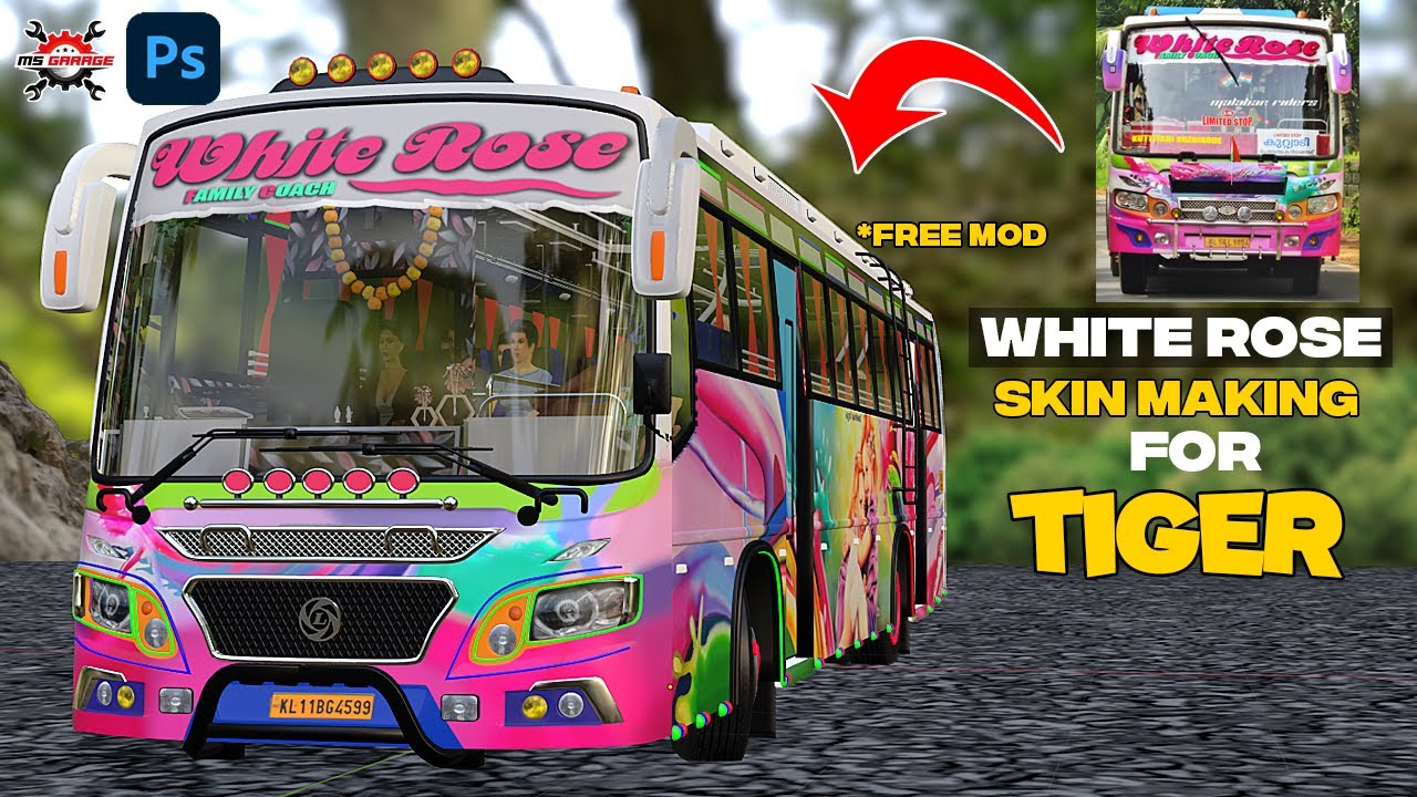 നീണ്ട ഇടവേളക്ക് ശേഷം ചെയ്ത കളർ സ്കിൻ 😍 Bus Skin Making Process 4K UHD ...