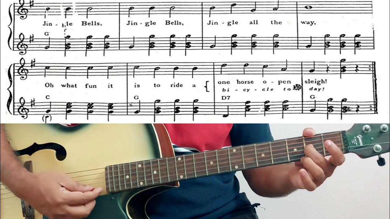 Jingle Bells Guitar Tutorial - Guitar Playing Made Easy for Everyone ...