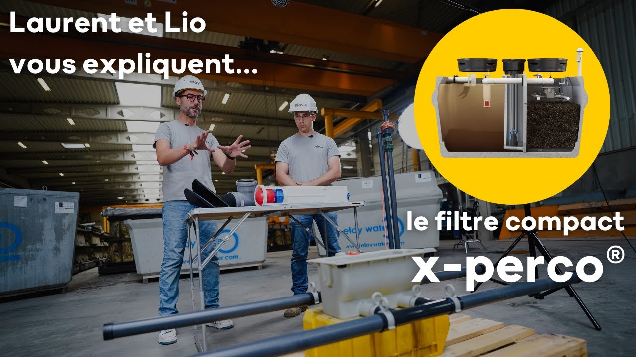Comment fonctionne un filtre compact d'assainissement x-perco® ? - YouTube