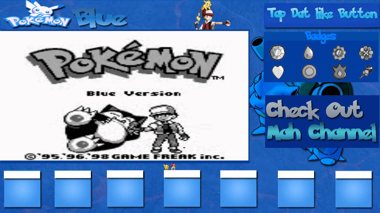 Pokemon Blue Ep.0 Intro-Opening (Sidebar Test) - YouTube