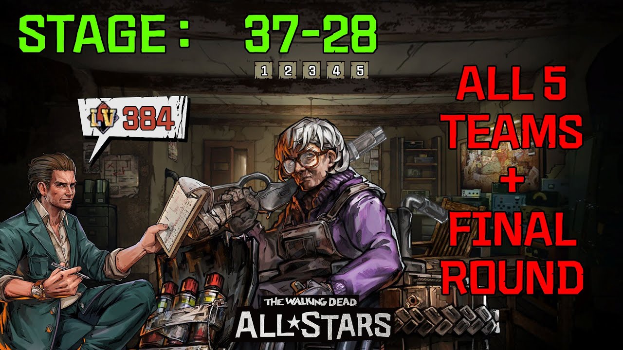 TWD: All-Stars - Stage 37-28 - All 5 Teams + Final Round / TWDAS The ...