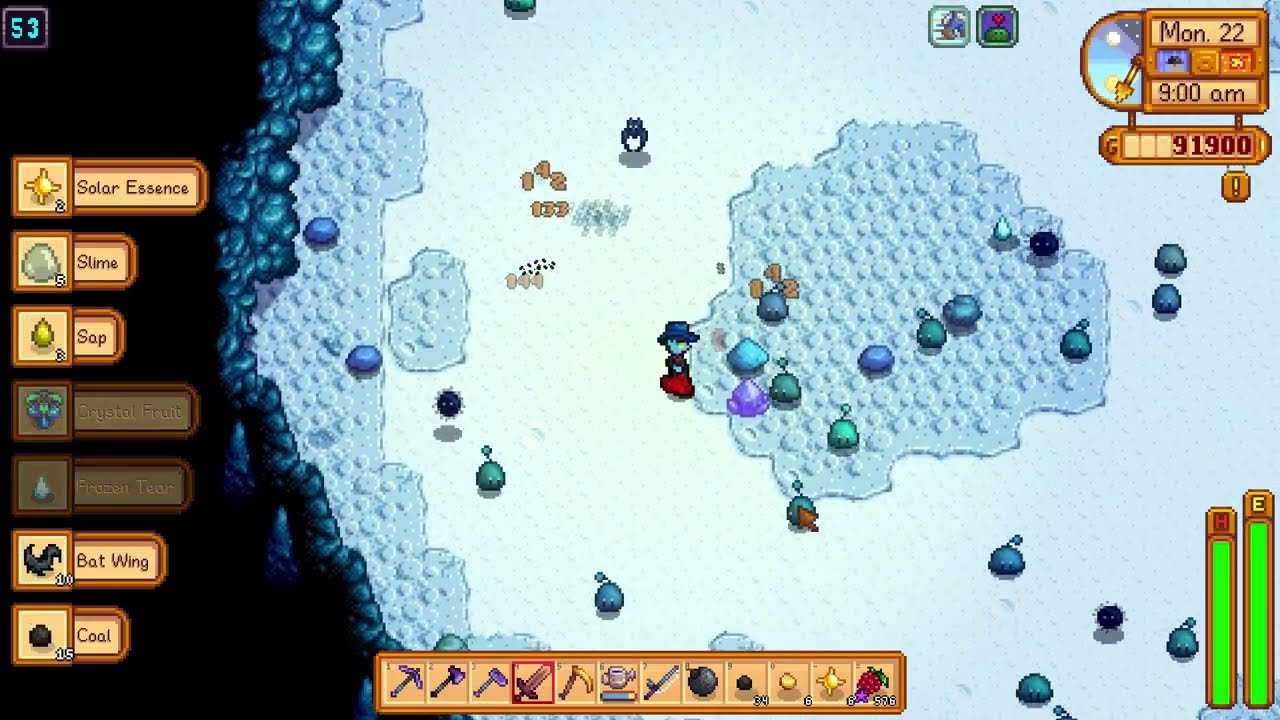 Spawning many monsters in a Mines level using Monster Musk - Stardew ...