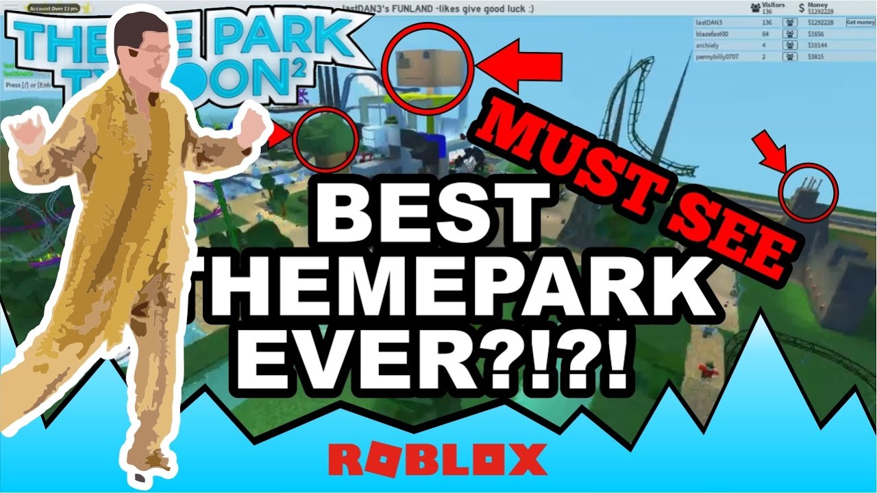 💩PPAP MAN VISITS BEST THEMEPARK EVER!?💩 Themepark Tycoon2 [ROBLOX ...