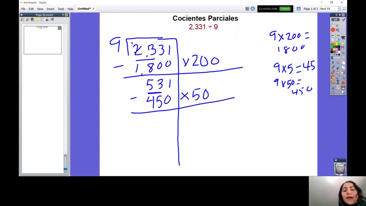 Cocientes Parciales ALGORITMOS ABN. Por Unas Matemáticas Sencillas,