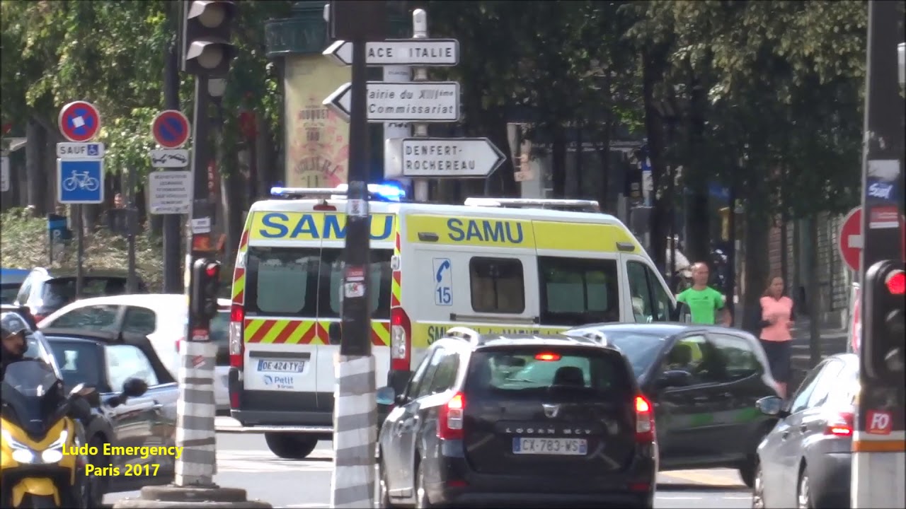 Compiliation Samu ( 91, 77, 76 et Nouvelle Ambulance Samu de Paris ...