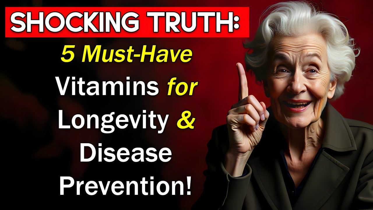 Shocking Truth: 5 Must-Have Vitamins for Longevity & Disease Prevention ...