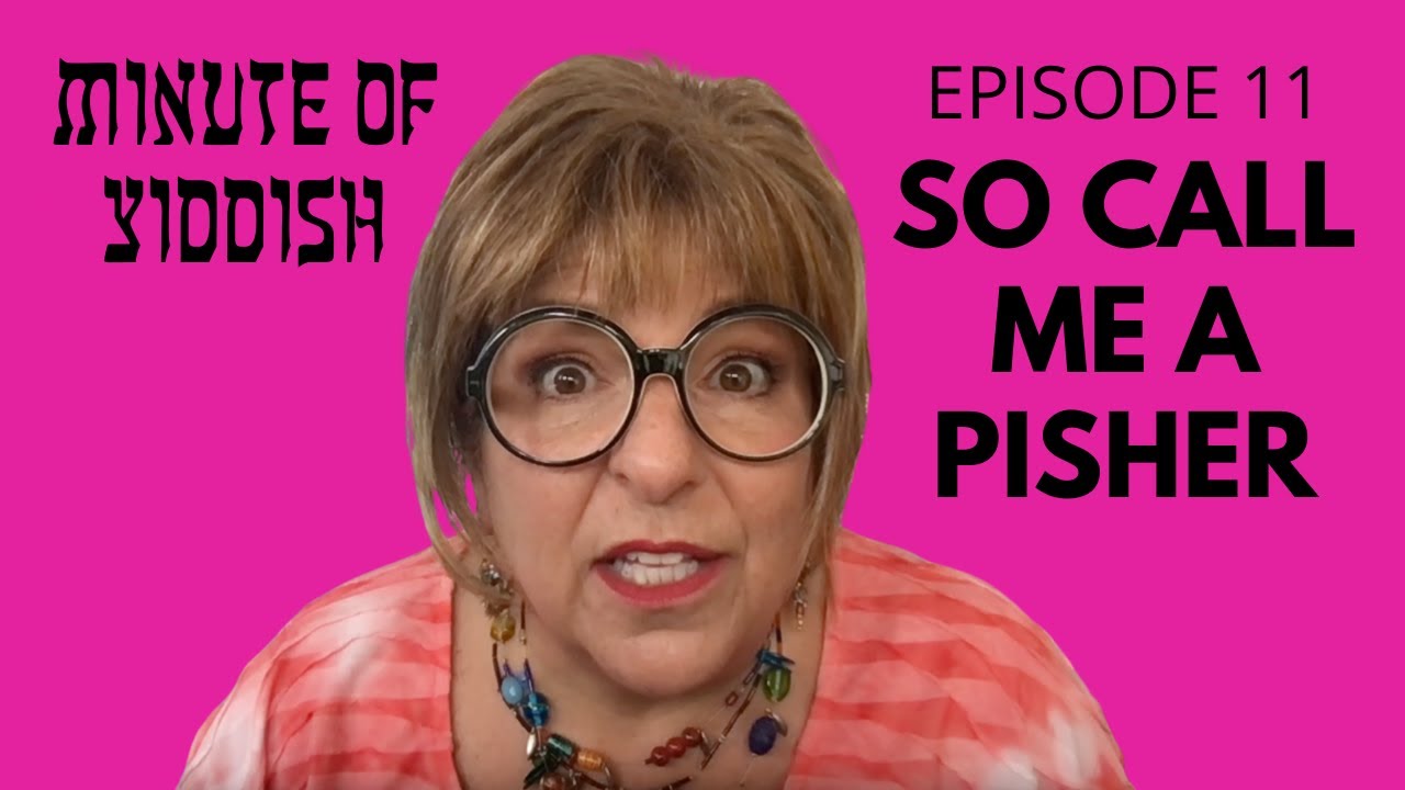 SO CALL ME A PISHER – MINUTE OF YIDDISH EPISODE 11– COOKIE KIBBITZNIK ...