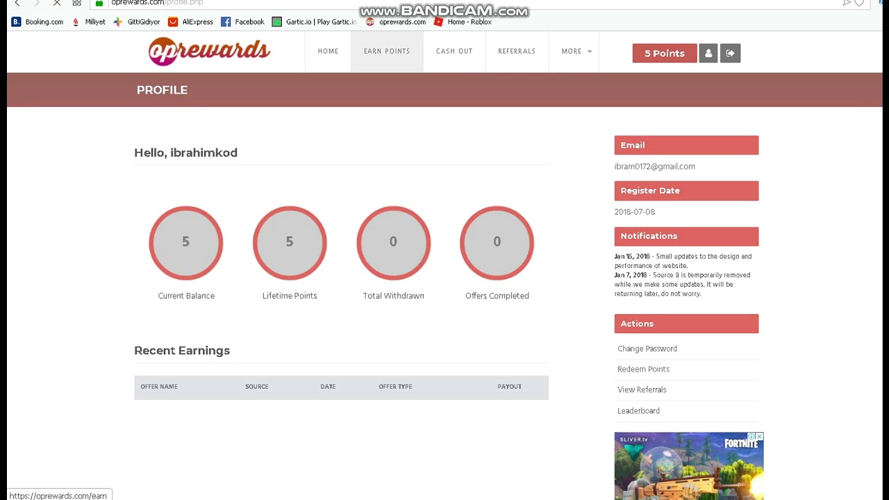 OPREWARDS KAYIT NASIL OLUNUR ROBUX NASIL KAZANILIR - YouTube