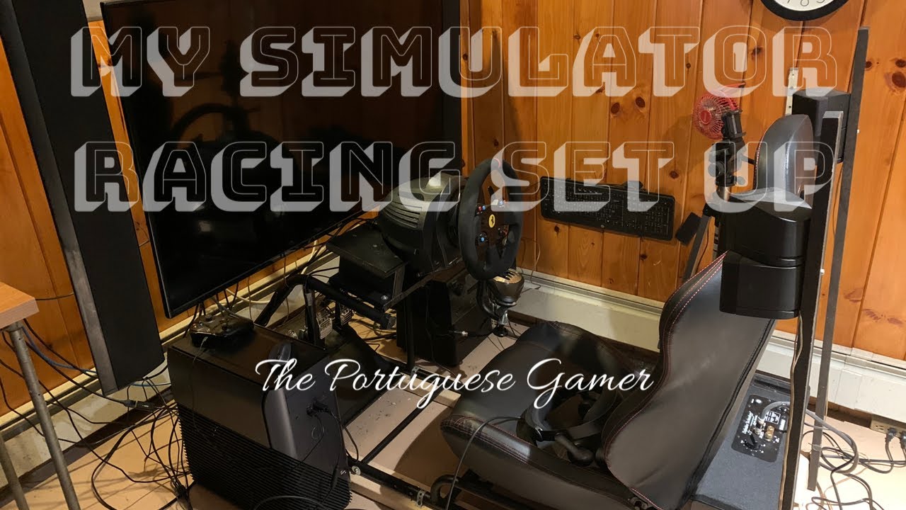 My Simulator Racing Rig.Ultimate sound system . New shakers Instal ed ...