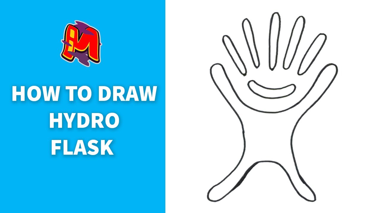 How to Draw Hydro Flask Easy | Logo - YouTube