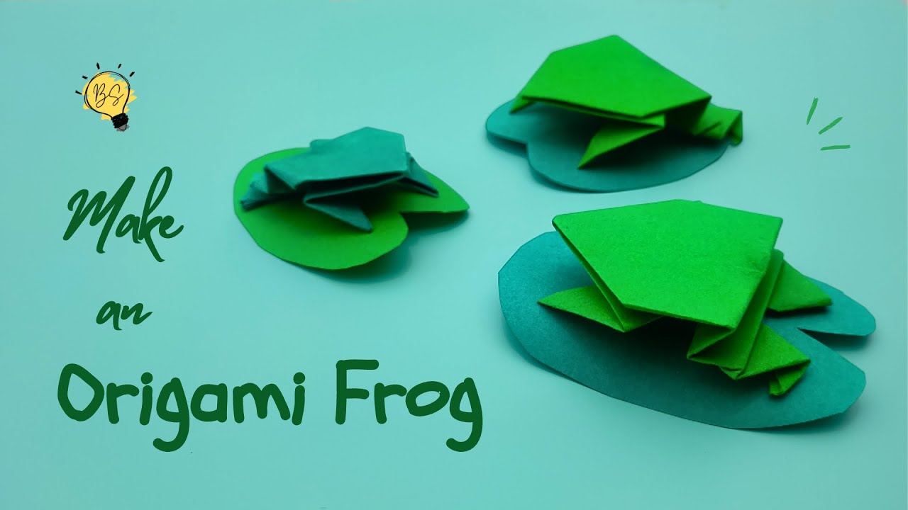 How to Make an Origami Frog | Easy Paper Frog Tutorial for Beginners ...