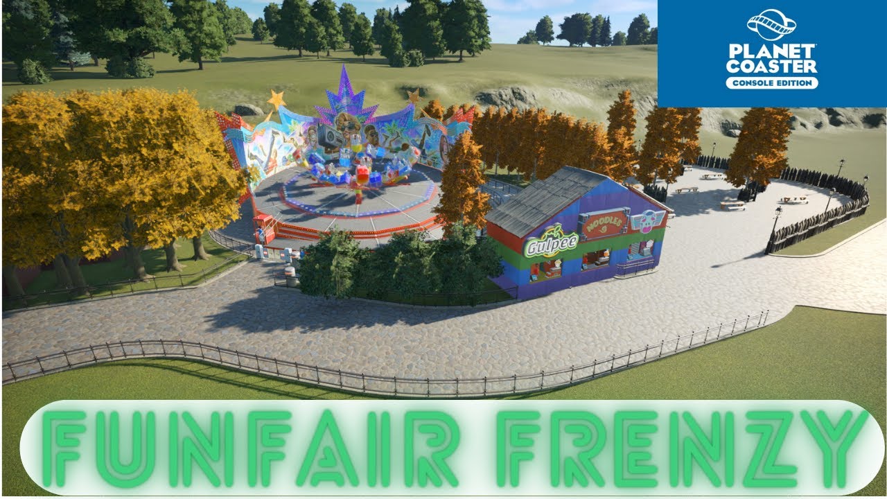 NEW FLAT RIDES! | FUNFAIR FRENZY | LET'S PLAY PLANET COASTER CONSOLE ...