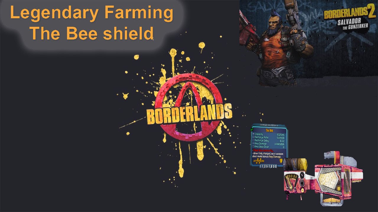 Borderlands 2 | New Legendary Drop Rates | Farming the Bee Shield - YouTube