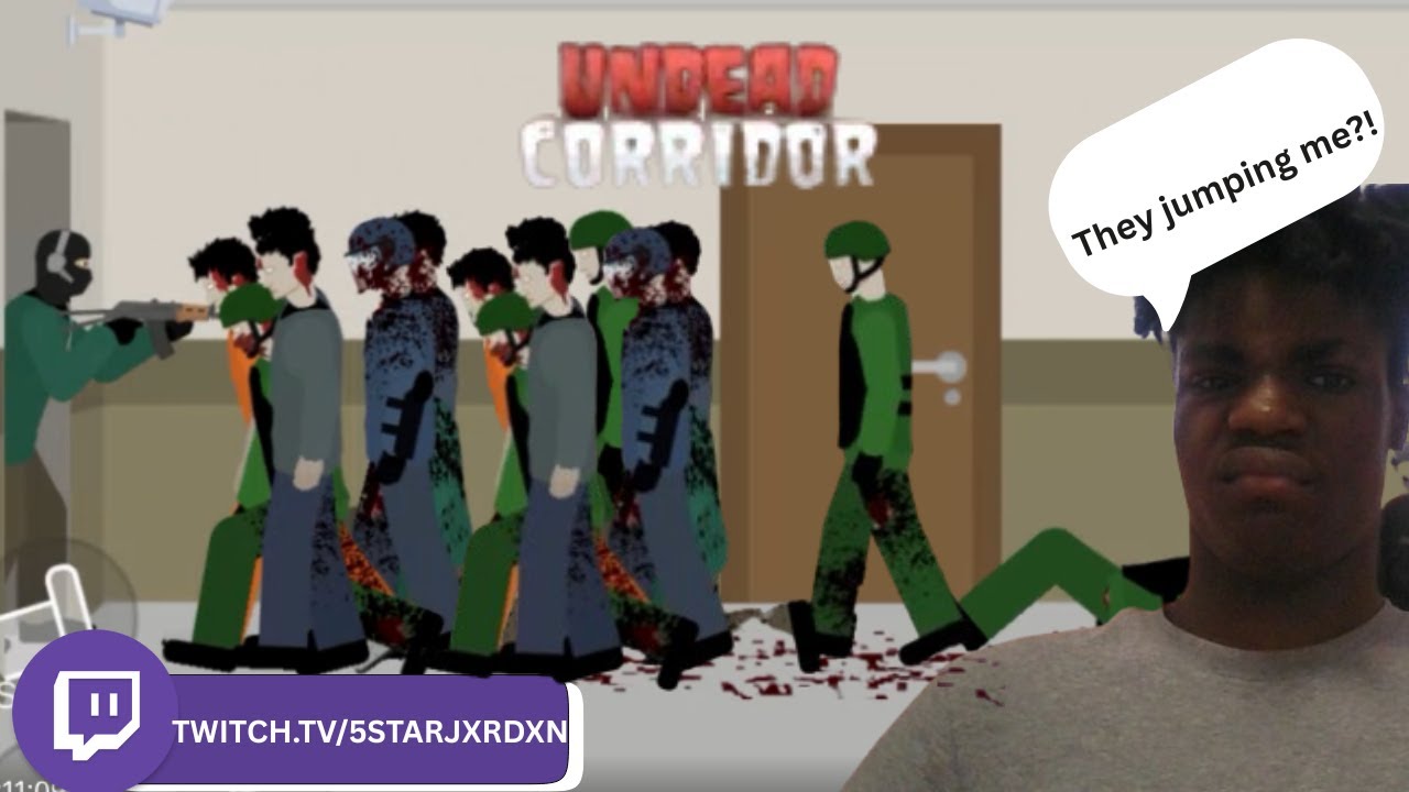 This ZOMBIE APOCALYPSE game is CHAOTIC... (UNDEAD CORRIDOR) - YouTube