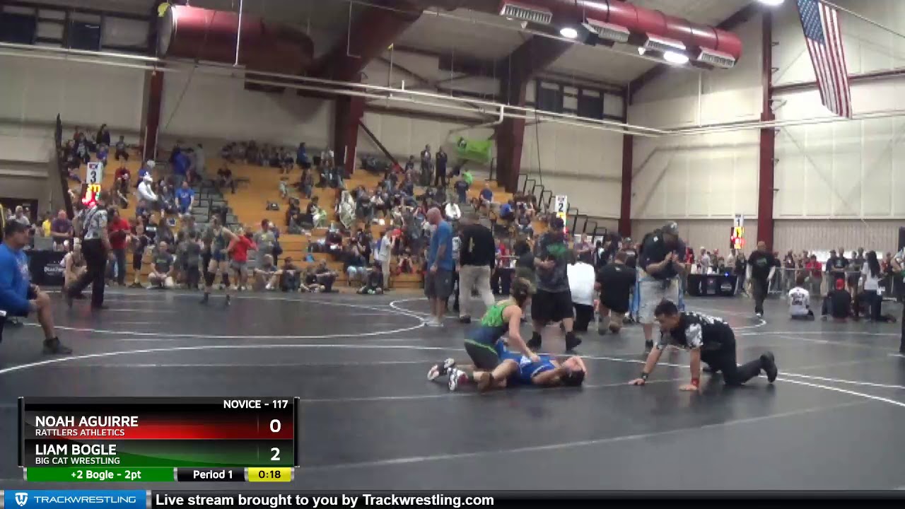 Novice 117 Liam Bogle Big Cat Wrestling Vs Noah Aguirre Rattlers ...