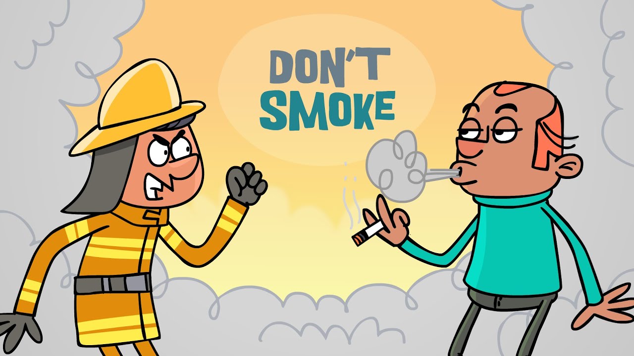 Don't Smoke | Funny Cartoon Shorts by SHORT TOONS - YouTube