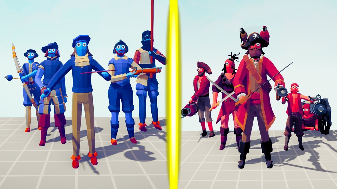 RENAISSANCE TEAM vs PIRATE TEAM | TABS - Totally Accurate Battle ...